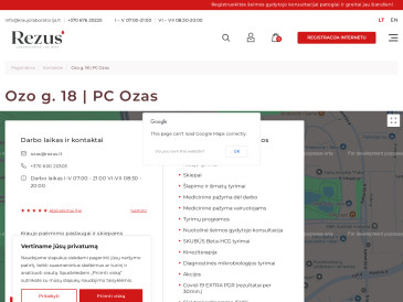 Rezus.lt, klinika - Info.lt